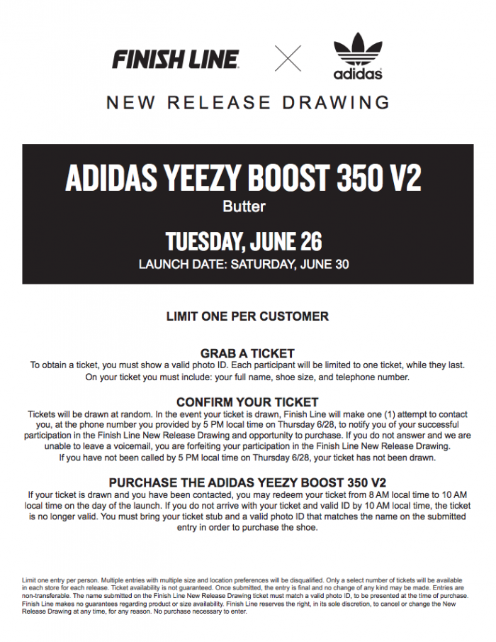 adidas Originals Yeezy Boost 350 V2 ‘Butter’ In-Store Raffle & App ...