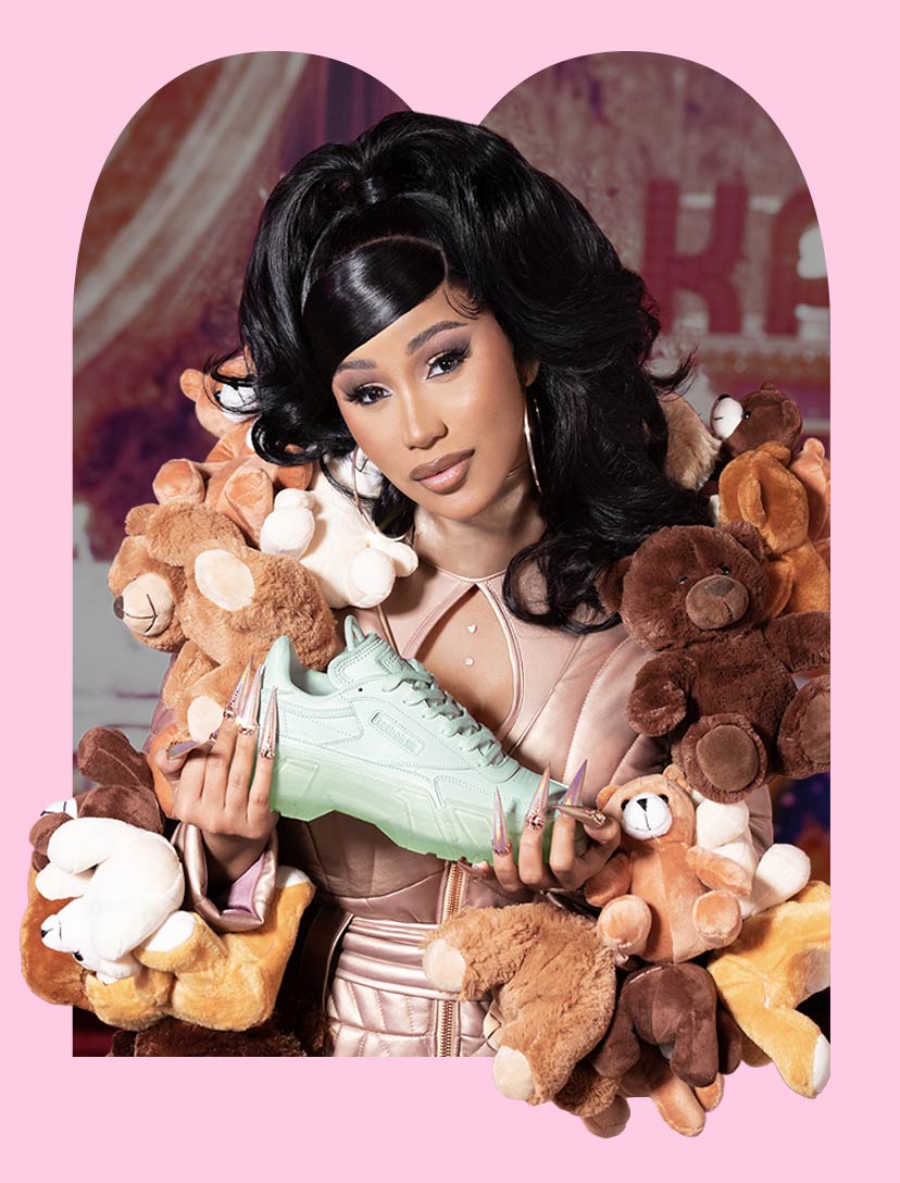 Pull up and pop off with the latest from Cardi B x Reebok | The Fresh ...